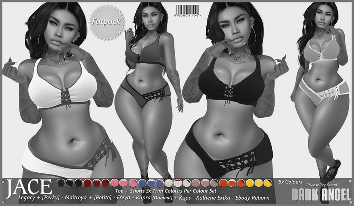 Second Life Marketplace - Dark Angel : Jace Set - Demo Legacy + [Perky] - Maitreya + [Petite ...